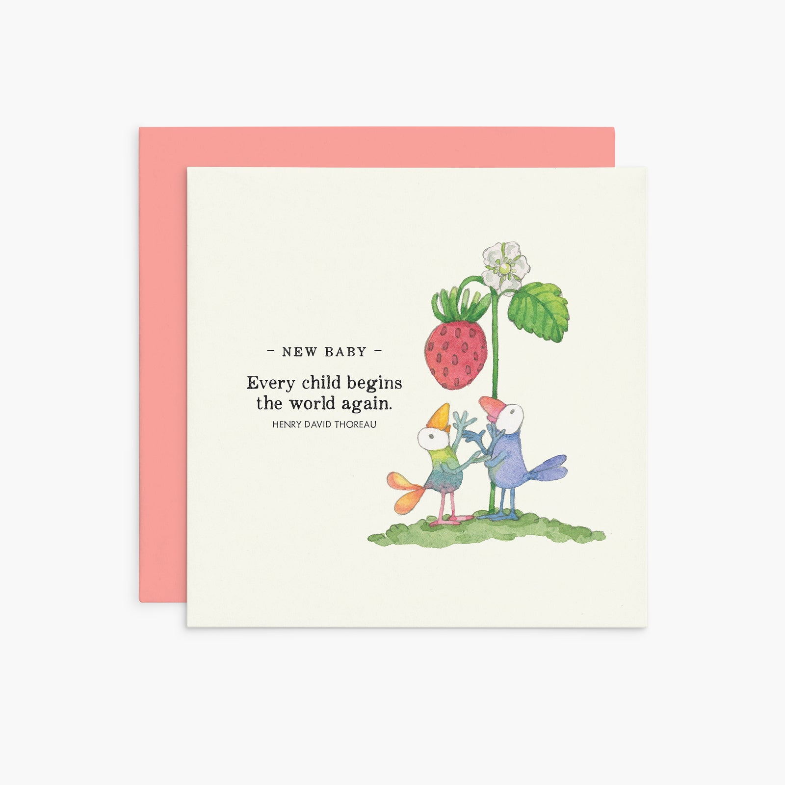 K346 - New Baby. Every Child Begins - Twigseeds Baby Card – Twigseeds ...