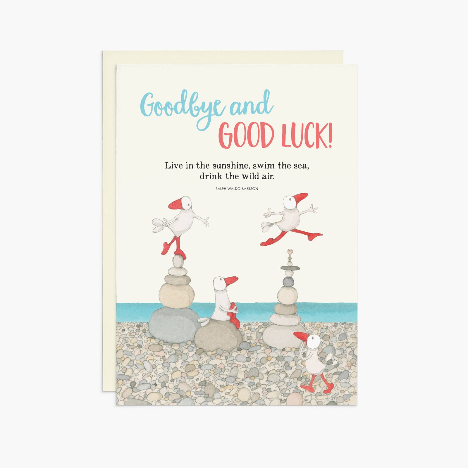 TJC004 - Goodbye And Good Luck - Twigseeds Jumbo Farewell Card ...
